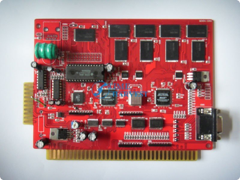 Multi game PCB 7X Casino Multi Game PCB Red board Slot Game Board 7 in ...