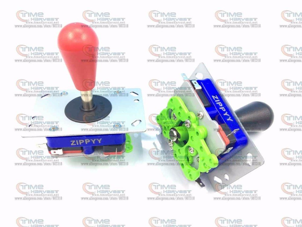 4 pcs Oval ball top ZIPPY short shaft Joystick with Microswitches Bat ...