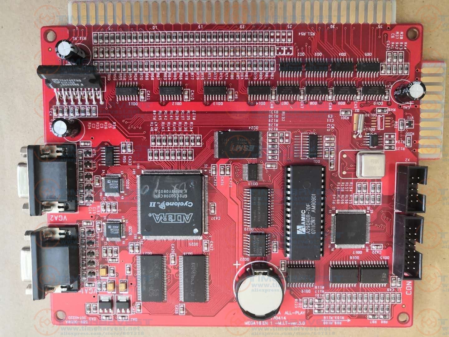 New arrival Casino Red board HOT 5 in 1 PCB 2 VGA slot game board Multi ...