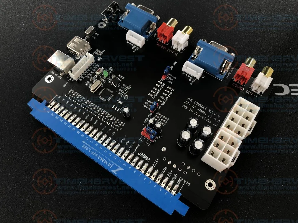 JVS to JAMMA PC To Jamma PCB Mainboard CRT Emudriver to JVS Io Xinput ...