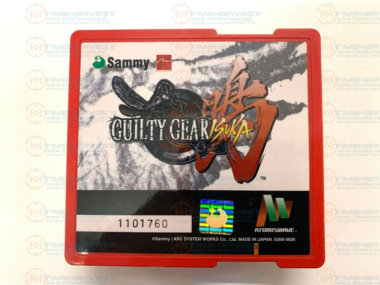 Sammy atomiswave reproduction used Game Guilty Gear cartridge Game card ...