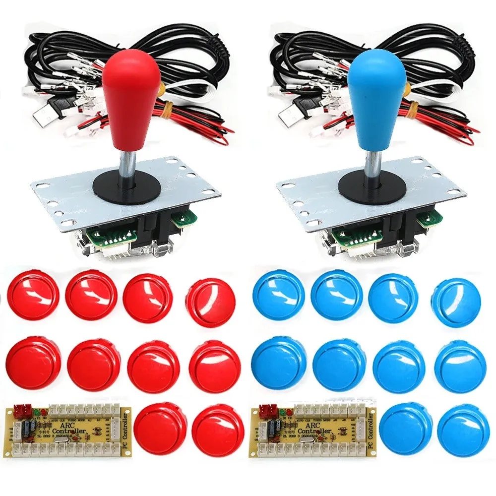 Games Joystick Controller Kit With Zero Delay USB Encoder Board Adapter ...